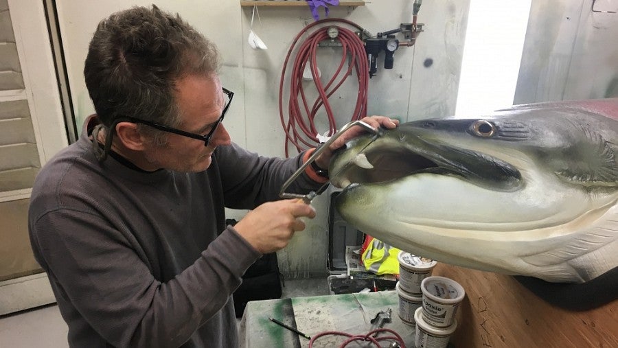Fish story: Museum's sabertooth salmon gets its teeth fixed | OregonNews